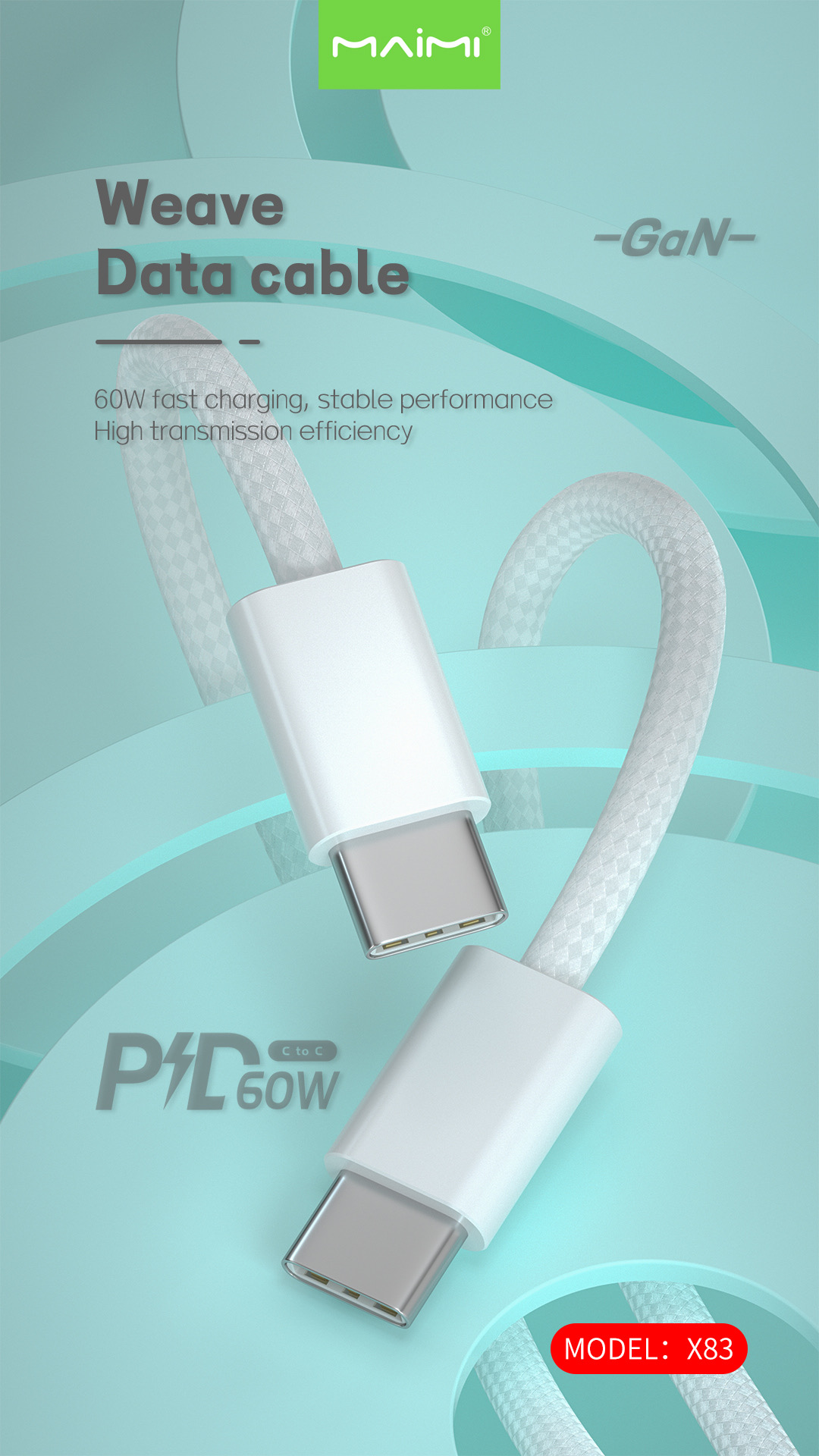 Maimi สายชาร์จ รุ่น X83