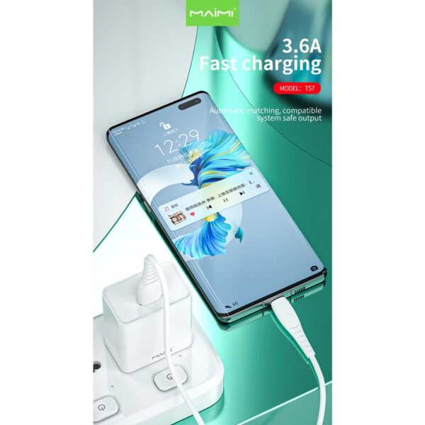 Maimi ชุดชาร์จ รุ่น T57 พร้อมสาย Type-C