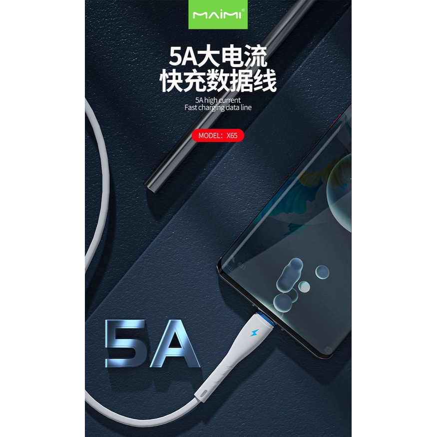 Maimi สายชาร์จ รุ่น X65 TypeC